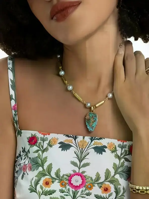 SYLVA & CIE Australian Opal Pendant