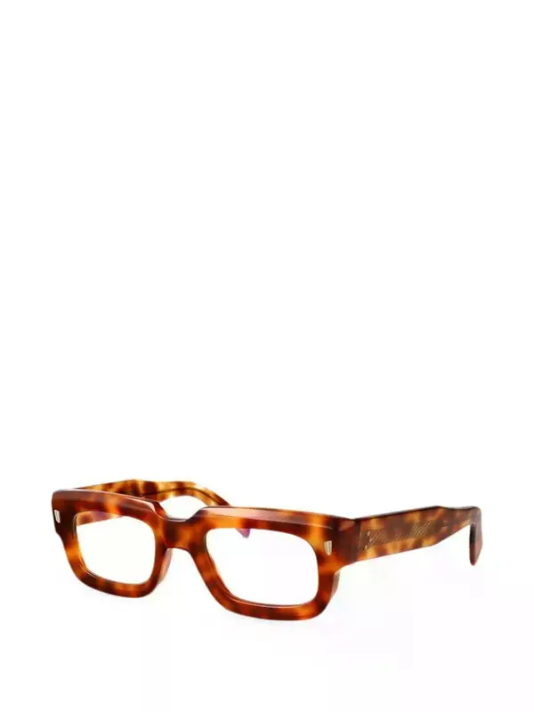 CUTLER & GROSS Tortoiseshell-effect Rectangle-frame Glasses