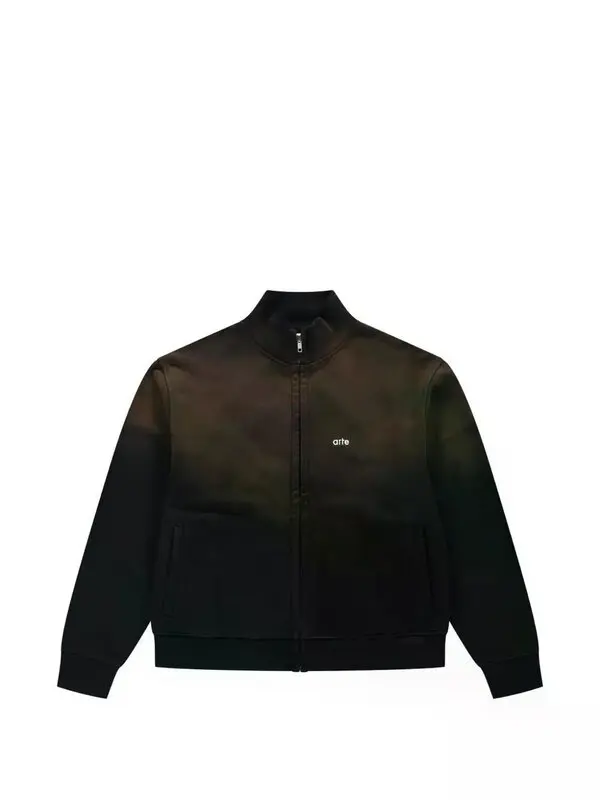 ARTE ANTWERP Gradient-effect Zip-up Sweatshirt