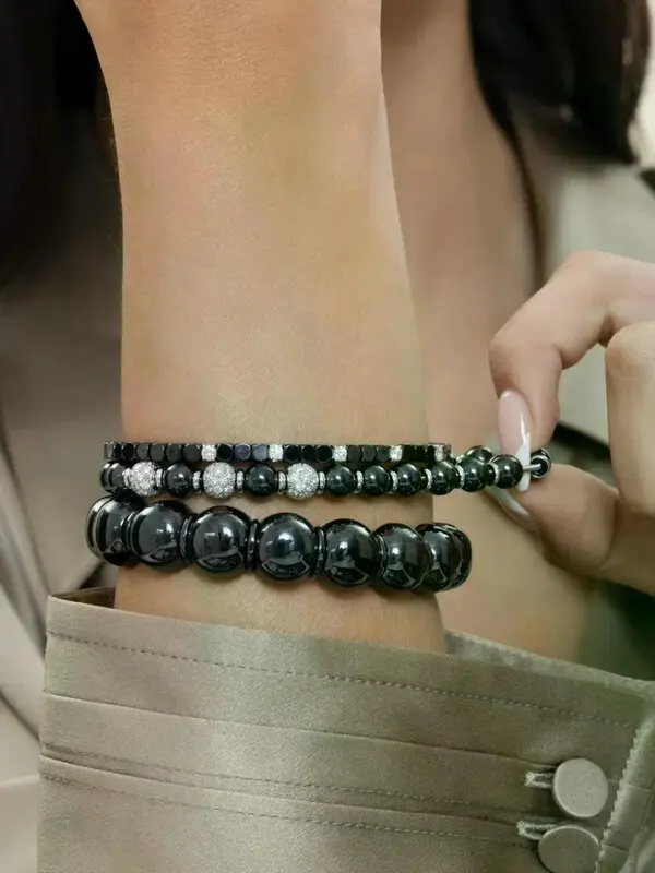 Roberto Demeglio Dama Diamond Embellishment Bracelet In 18k White Gold