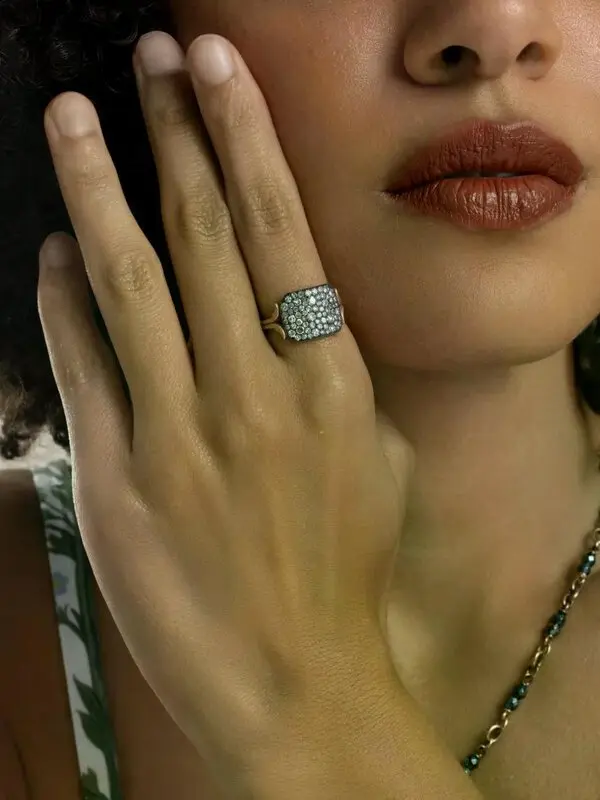 SYLVA & CIE Mini Ten Table Diamond Ring