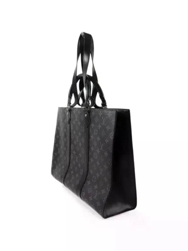 LOUIS VUITTON Sac Plat 24h Monogram Eclipse Tote Bag