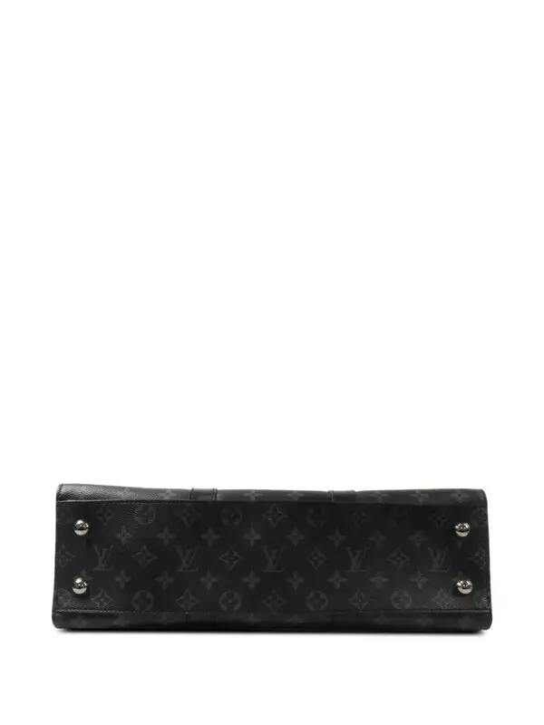 LOUIS VUITTON Monogram Eclipse Sac Plat 24h Tote Bag