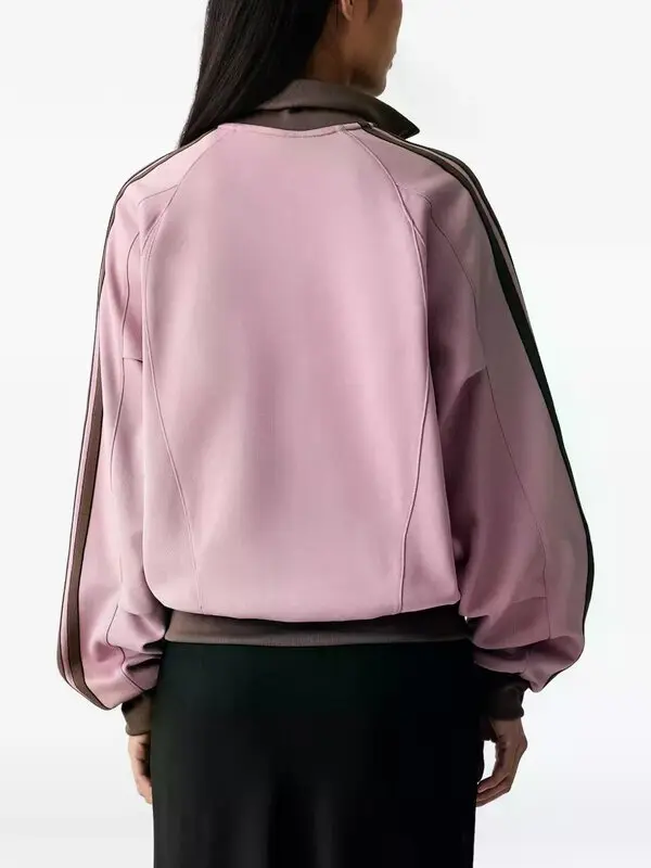 Adidas Logo-embroidered Side-stripe Jacket