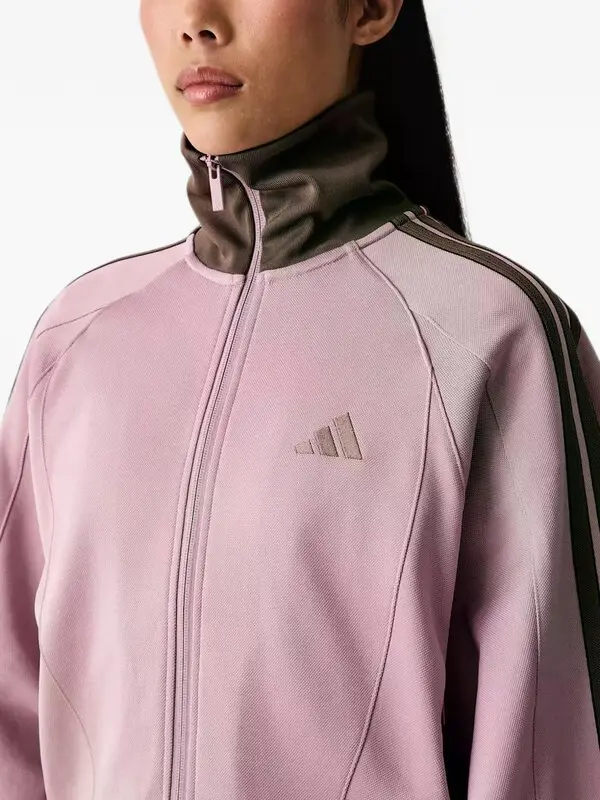 Adidas Logo-embroidered Side-stripe Jacket