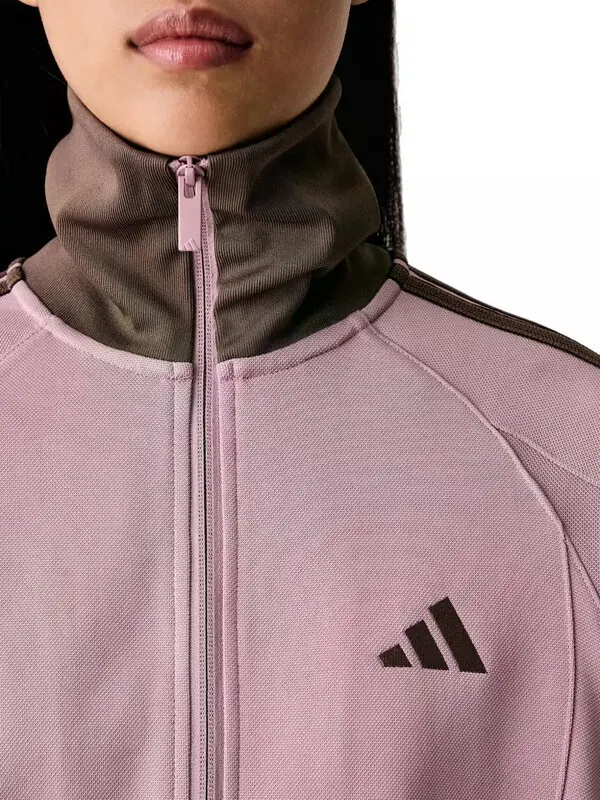 Adidas Logo-embroidered Side-stripe Jacket