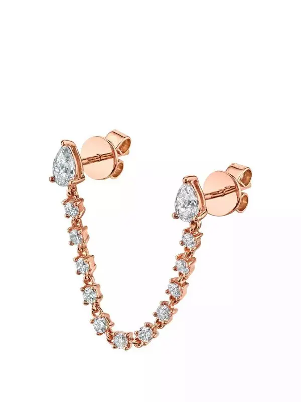 ANITA KO Diamond Double Loop Earring