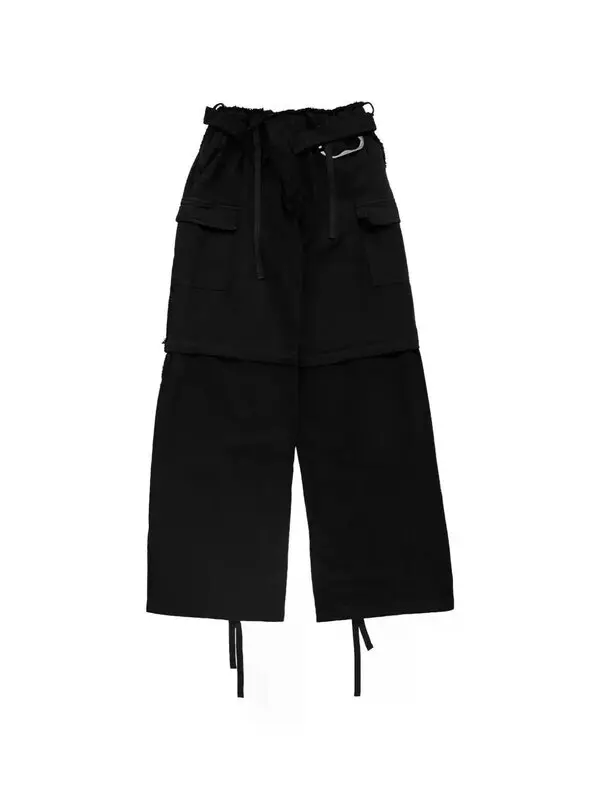 Ottolinger Baggy Cargo Pants - Black