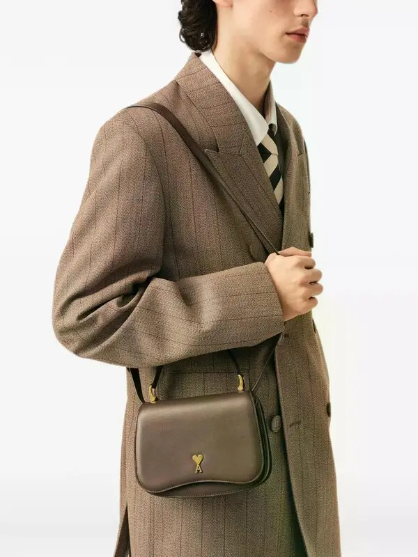 AMI Paris Cowhide-leather Paris Paris Top Handle Bag
