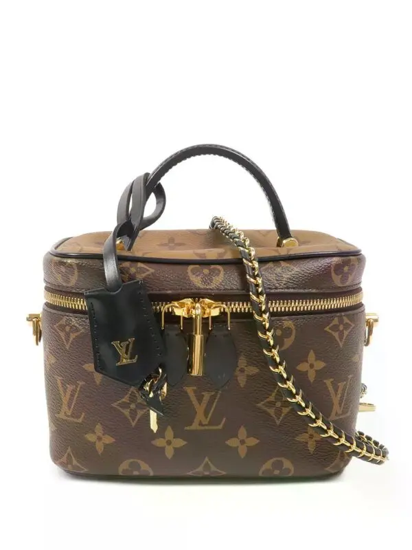 LOUIS VUITTON Vanity Monogram Reverse Makeup Bag