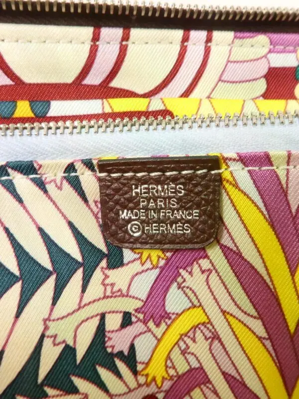 Hermès Silk In Epsom Leather Wallet