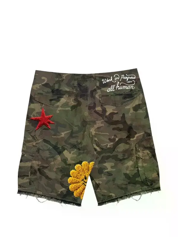 ALL HUMAN Yayo Patchwork Cargo Shorts