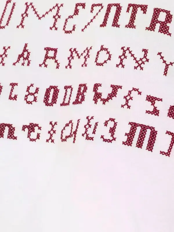 Sea Embroidered Knit T-shirt