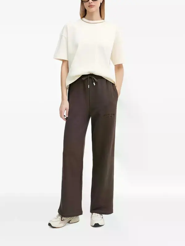 BENETTON Embroidered-detail Drawstring-waist Track Pants