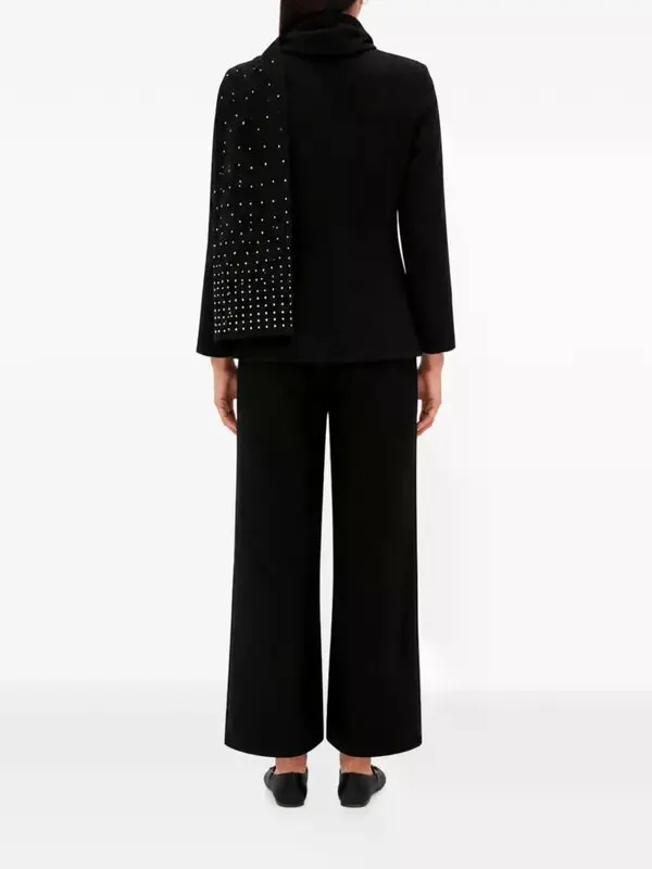 IZAAK AZANEI Embellished-button Long-sleeve Jacket