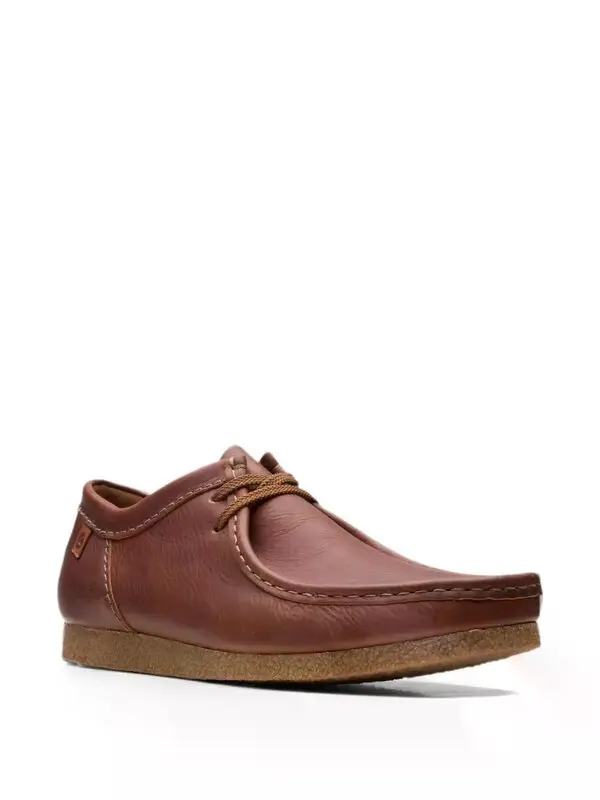 Clarks Hacre Ii Run Leather Lace-up Boots - Brown