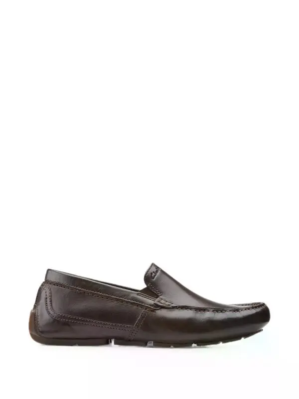 Clarks Markman Plain Leather Loafers