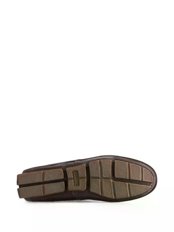 Clarks Markman Plain Leather Loafers