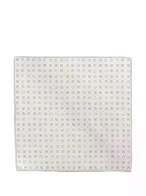 Eleventy Geometric-print Pocket Square