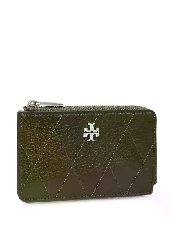 Tory Burch Quilted Calf Leather Cardholder