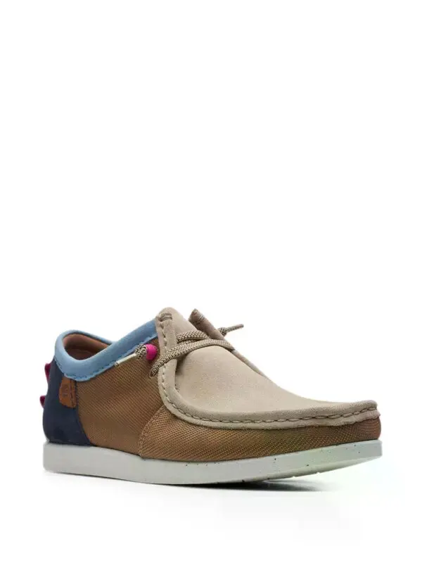Clarks Shacrelite Moc Panelled Derby Shoes