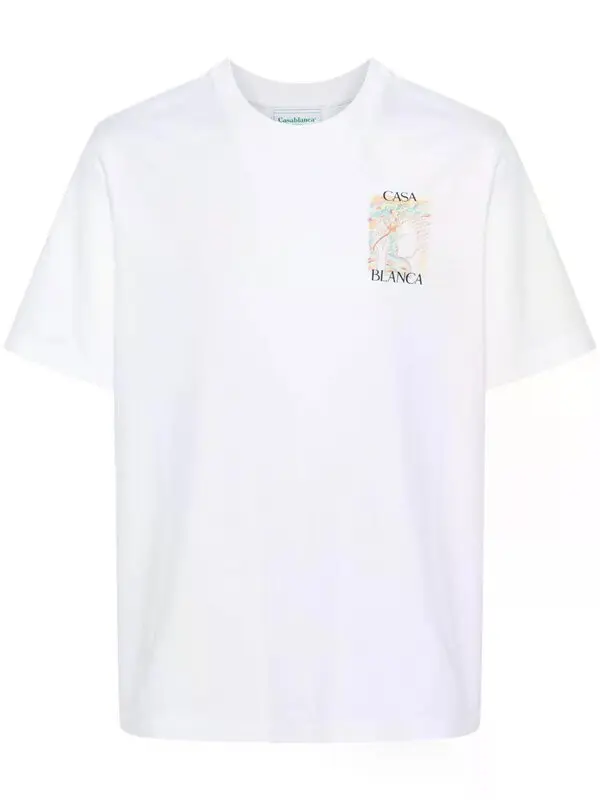 Casablanca Mushroom Goddess T-shirt - White