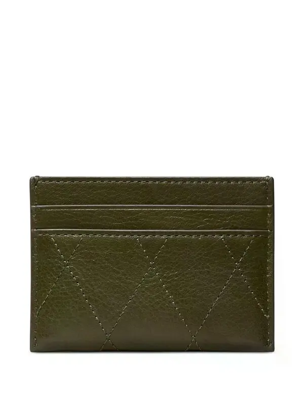 Tory Burch Charlie Quilted Logo-plaque Cardholder