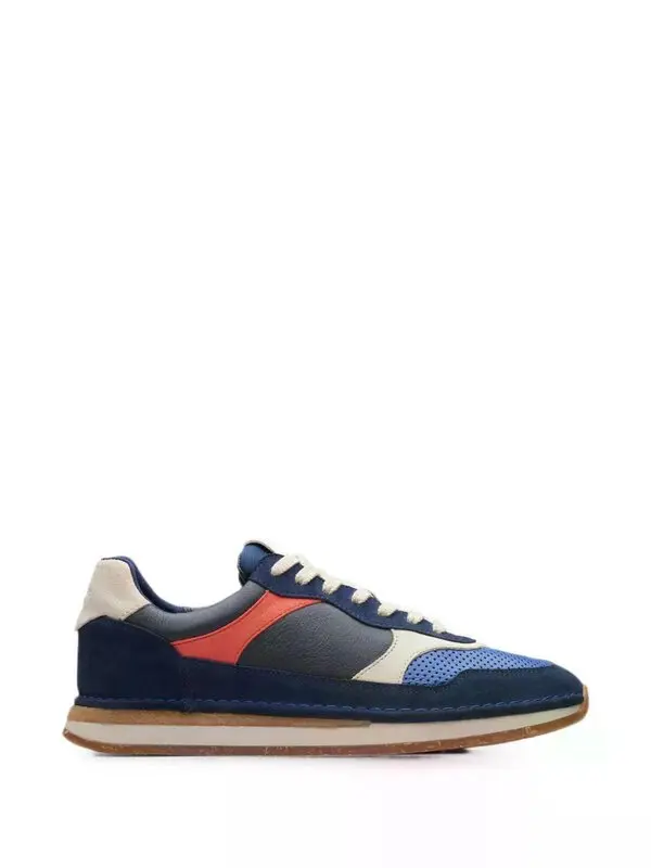 Clarks Craftrun Tor Panelled Sneakers - Blue