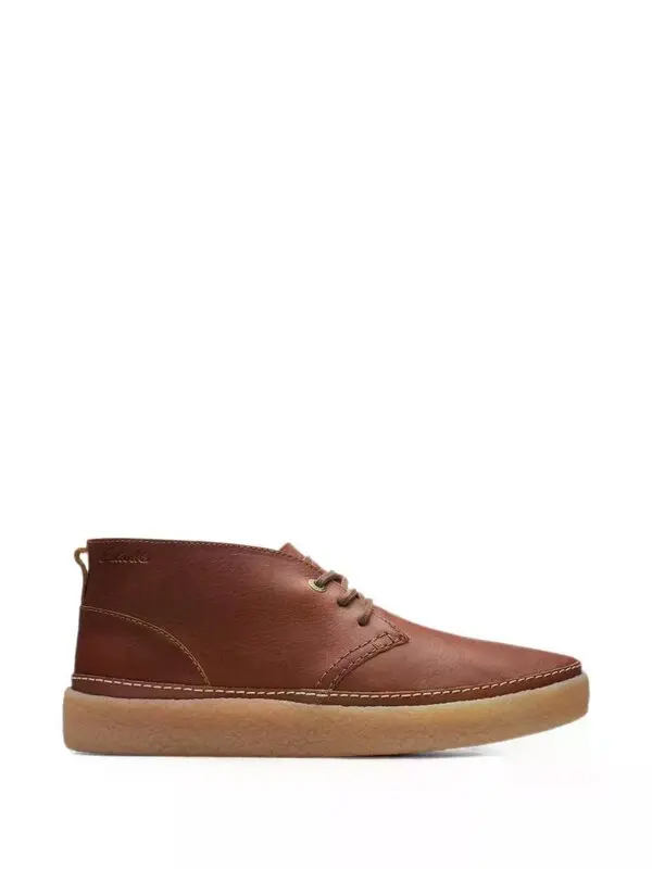 Clarks Oakpark Mid Leather Derby Boots