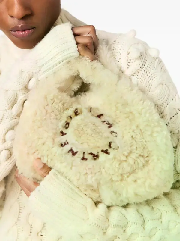 Stella McCartney Faux Shearling Tote Bag