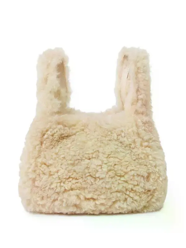 Stella McCartney Faux Shearling Tote Bag