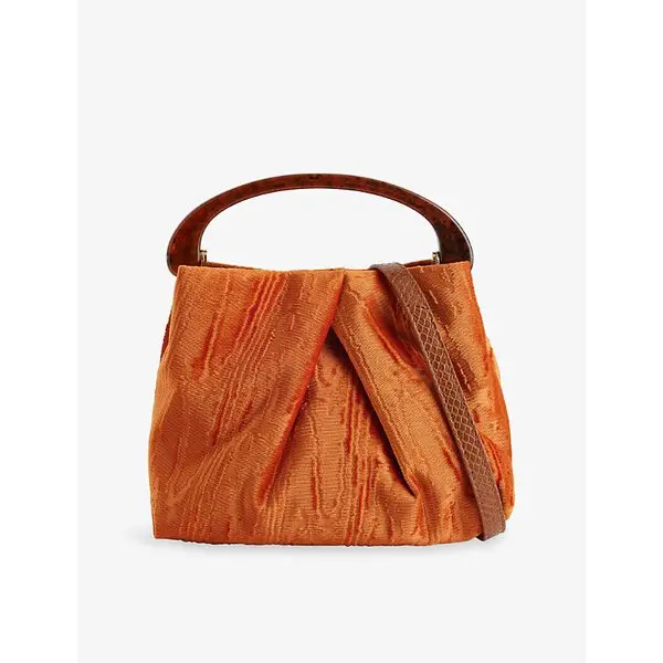 Dries Van Noten Crisp Velvet Top-handle Bag