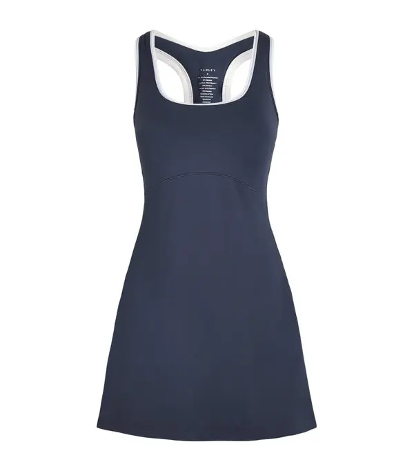 Varley Ruan Court Mini Dress - Blue