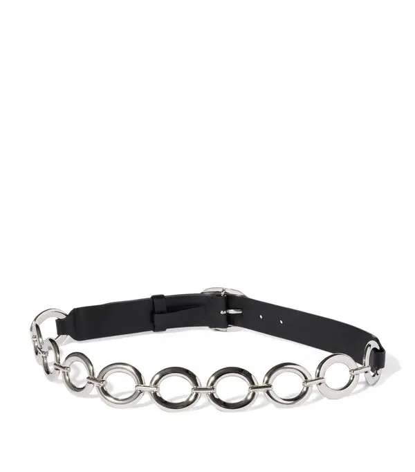 Miu Miu Leather And Metal Belt