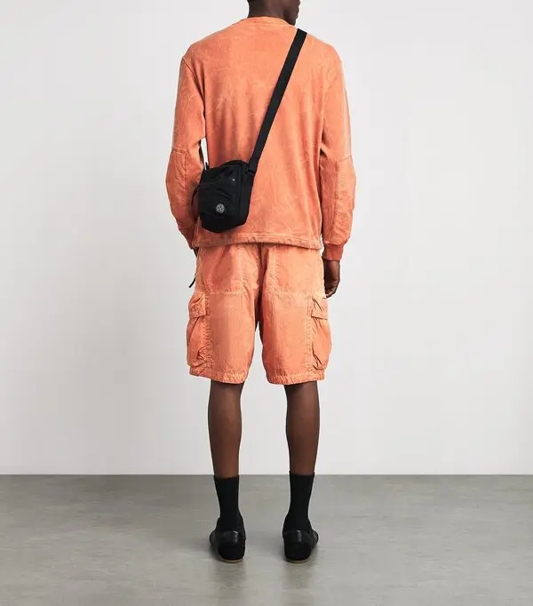 Stone Island Coated Nylon Logo Cross-body Bag