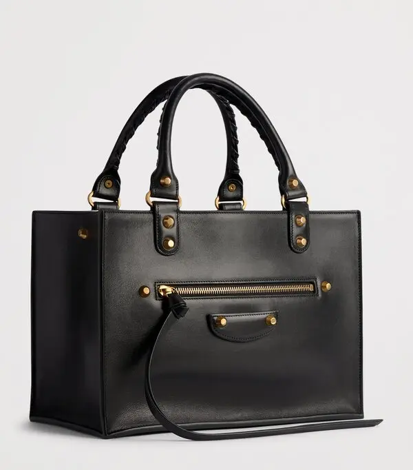 Balenciaga Leather Tote Bag - Grey