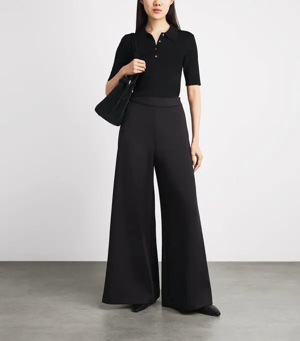 Max Mara Jersey Wide-leg Trousers