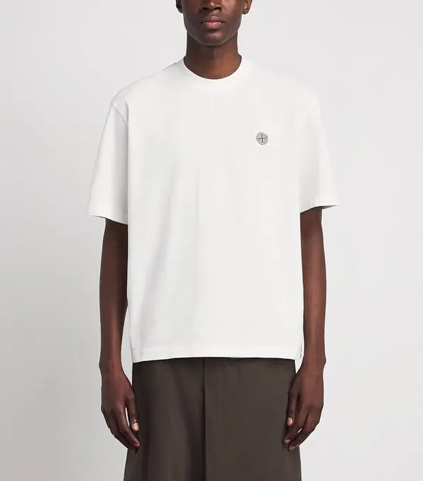 Stone Island Organic Cotton Ghost T-shirt - White