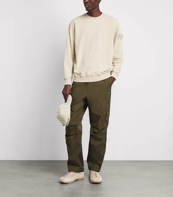 Stone Island Cotton-canvas All-weather Ghost Cargo Trousers