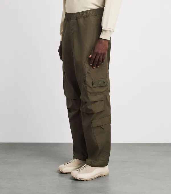 Stone Island Cotton-canvas All-weather Ghost Cargo Trousers