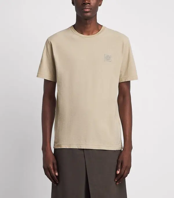 Stone Island Organic Cotton Ghost T-shirt - Beige