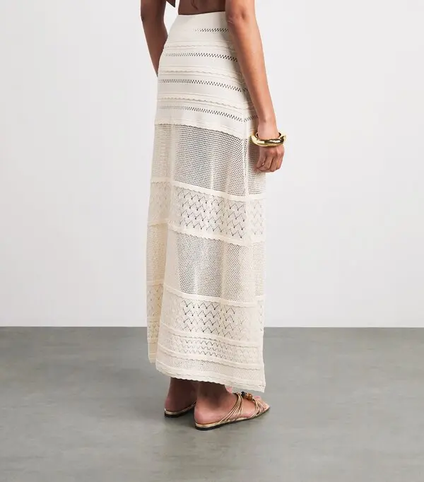 Harrods Devon Windsor Crochet Yasmin Maxi Skirt
