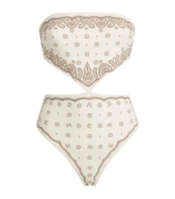 Devon Windsor Cut-out Rebecca Swimsuit - Ivory
