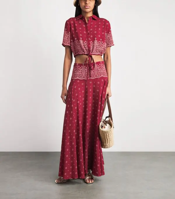 Devon Windsor Bandana Rylie Maxi Skirt
