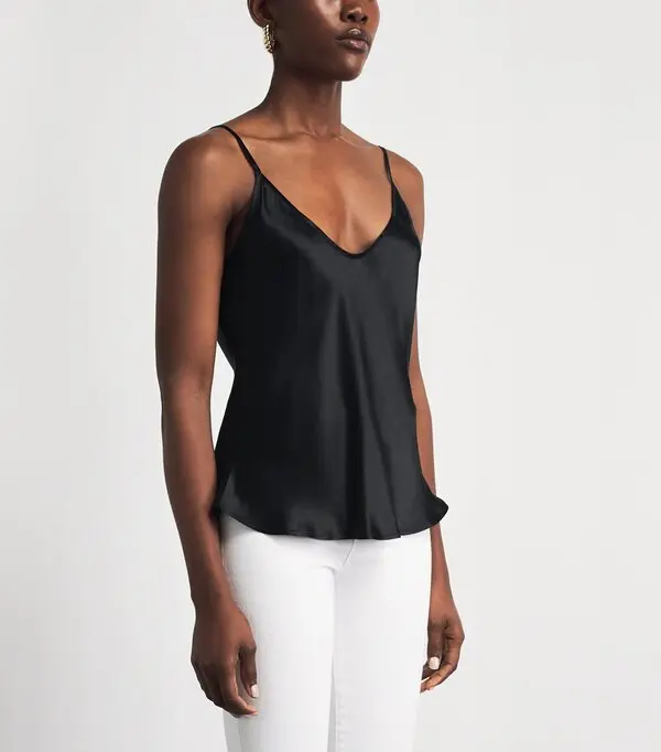 L'Agence Silk Lexi Camisole - Black