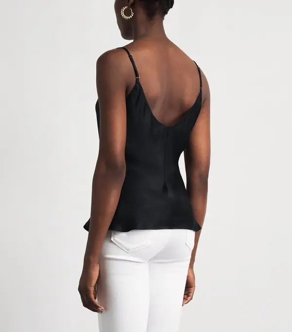L'Agence Silk Lexi Camisole - Black