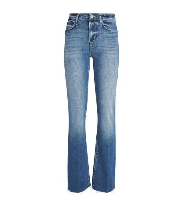 L'Agence Ruth Straight Jeans - Blue