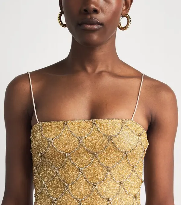Alice + Olivia Embellished Nina Mini Dress