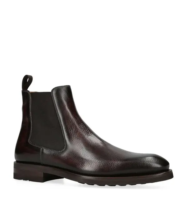 Magnanni Leather Chelsea Boots