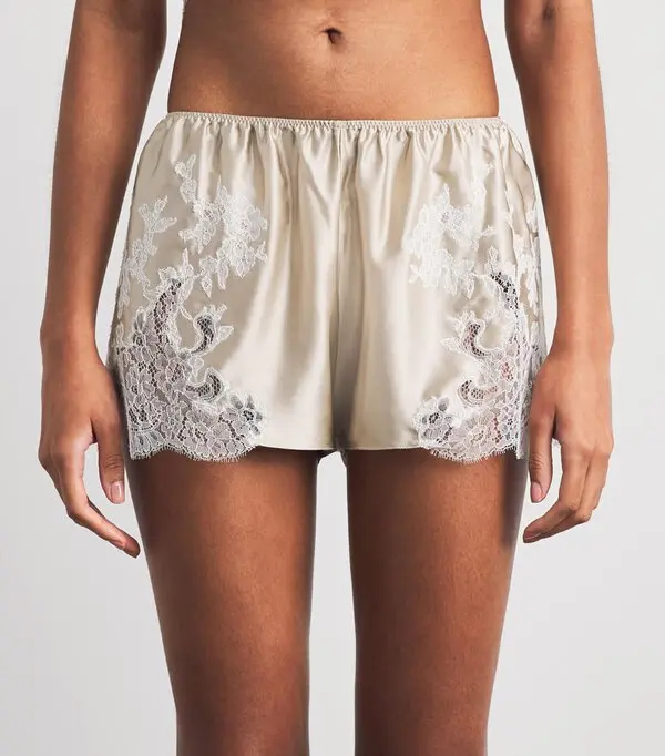 TORLOWEI Silk Elsa Shorts
